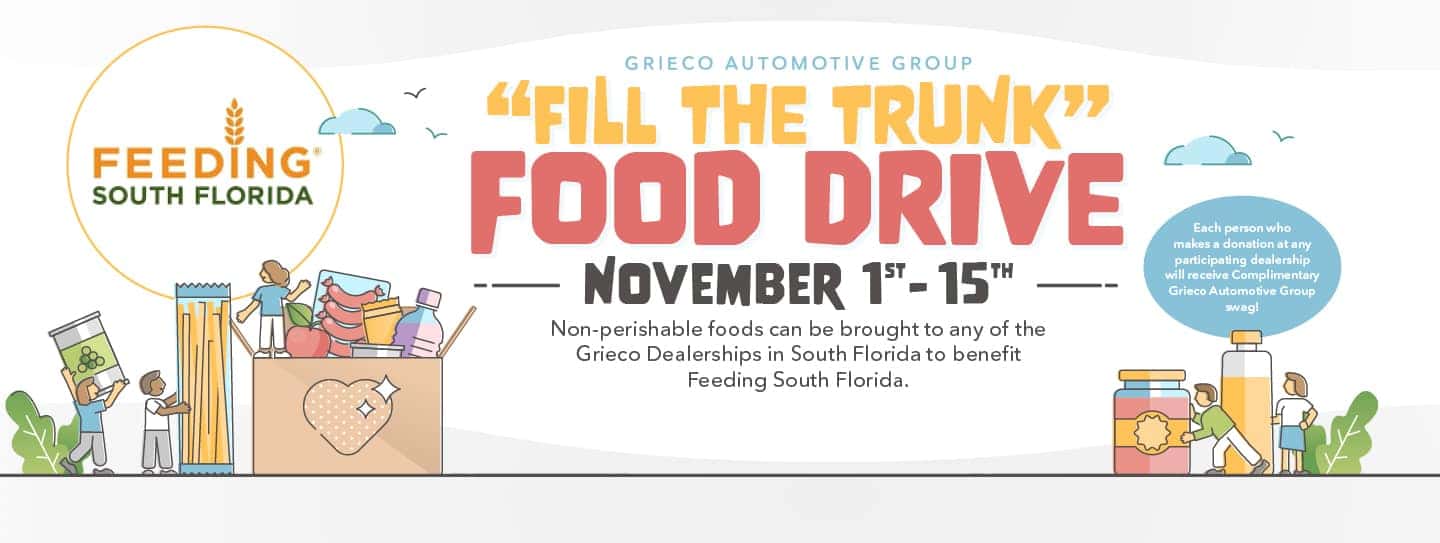 Food Drive | Grieco Chevrolet of Fort Lauderdale
