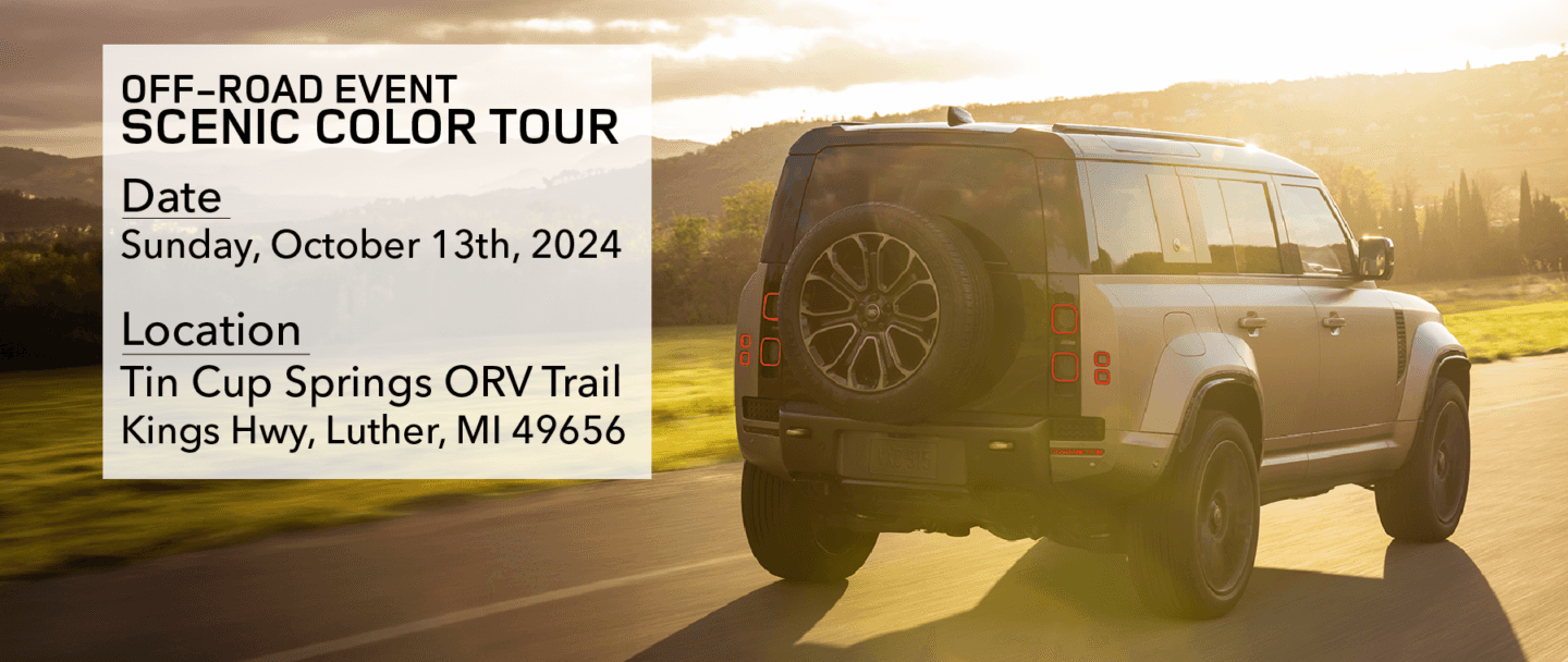 Off-Road Color Tour- October 13 | Land Rover Grand Rapids