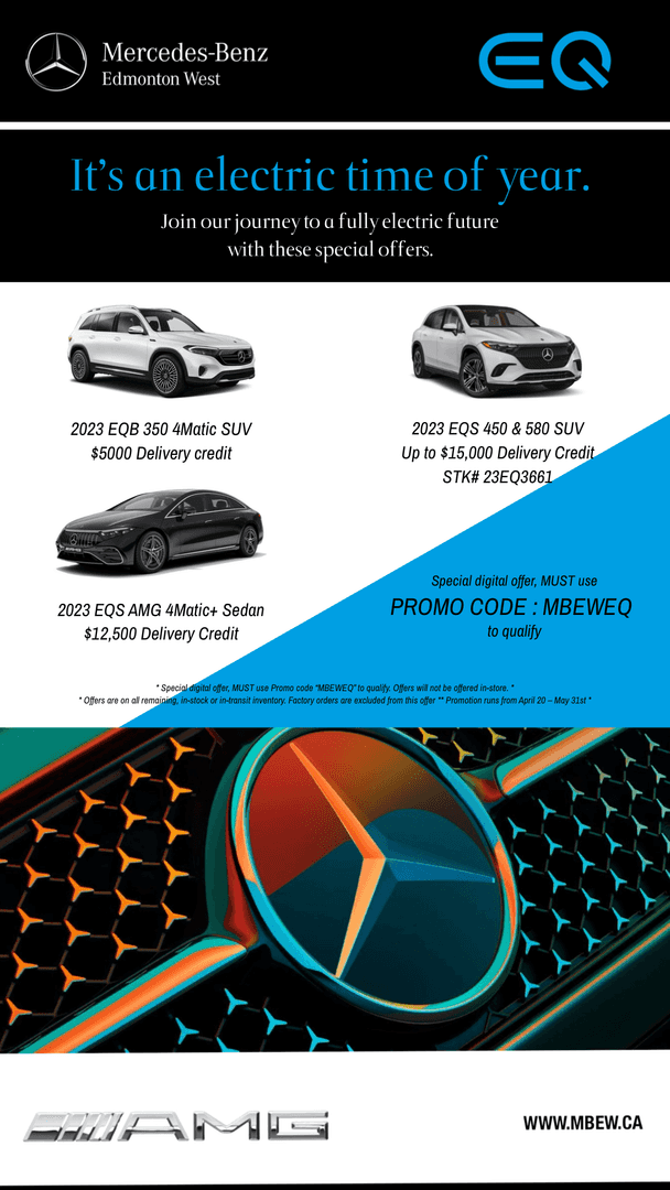 New Mercedes-Benz Special Deals | Mercedes-Benz Edmonton West Ltd
