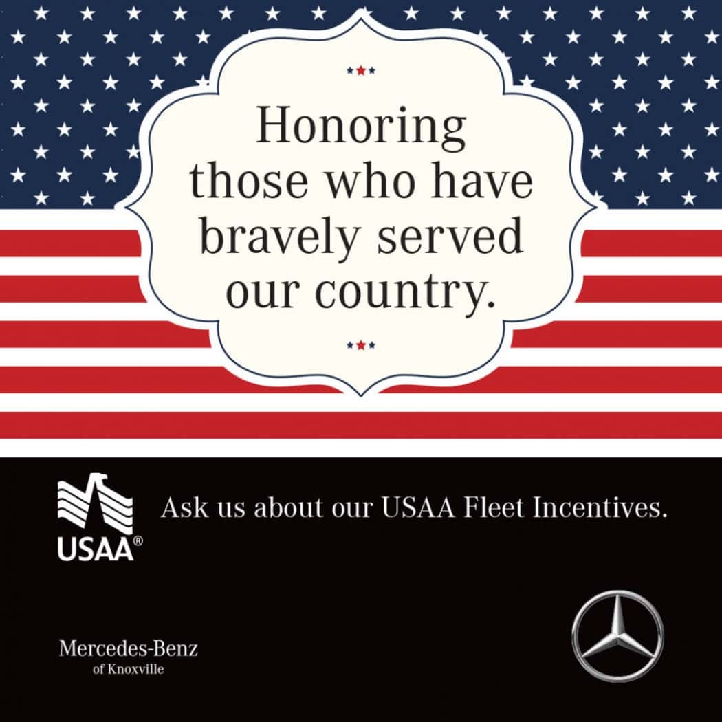 Honoring those who have bravely served our country. | Mercedes-Benz of ...