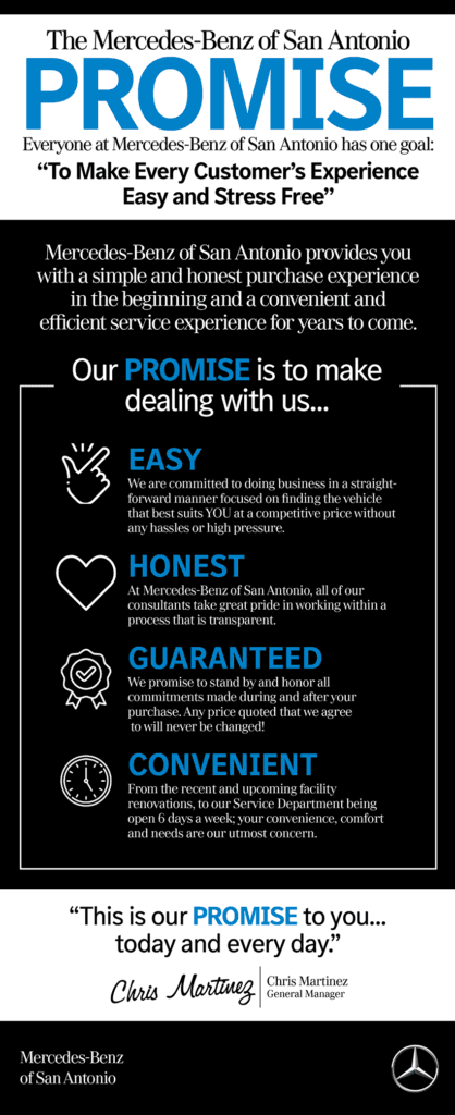 Our Promise to You - Mercedes-Benz of San Antonio