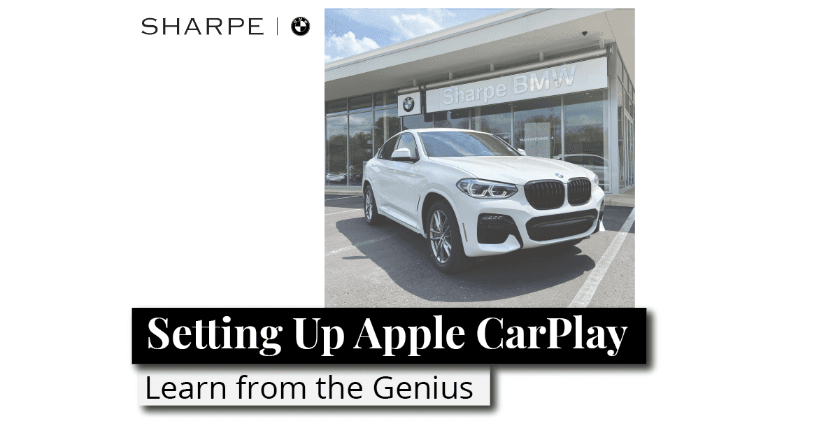 Setting Up Apple CarPlay | Sharpe Cars