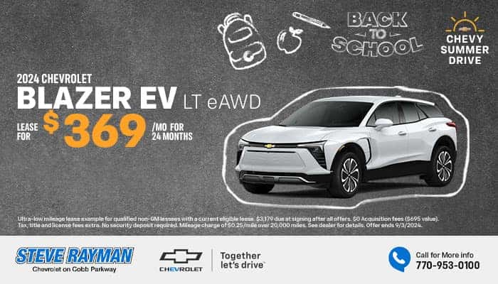 Monthly Specials | Steve Rayman Chevrolet