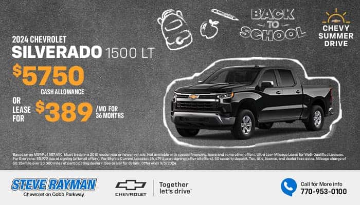 Monthly Specials | Steve Rayman Chevrolet